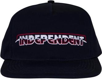 Independent Truck Company Casquette de skate déchirée, bleu marine, Taille unique
