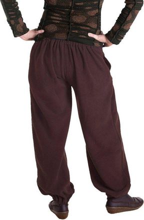 vishes Fleecehose Warme Damen Hose Winterhose Haremshose Fleecehose Thermohose Pluderhose, Goa Style