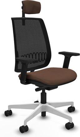 Piqueras y Crespo Ergonomischer PC-Stuhl Alares mit 2D-Armlehnen, h&ouml;henverstellbarer Lendenwirbelst&uuml;tze und h&ouml;henverstellbarem Kopfteil, Neigung und Neigung, ausgestatt