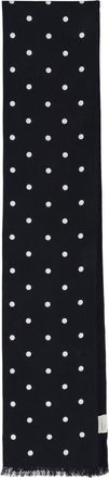 Destin Thin Polka-Dot Scarf