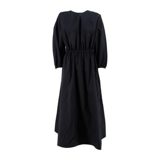 Fabiana Filippi Midikleid mit geraffter Taille - - Dresses - Damen - Blau - XS