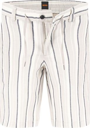 Boss Orange by Hugo Boss BOSS Orange Herren Shorts grau Baumwoll-Stretch