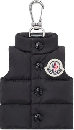 Moncler Homme, Accessoires, Noir, Taille: ONE Size Porte-cl&eacute;s en forme de veste