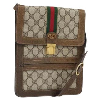 Gucci Sac bandouli&egrave;re en plastique Pre-owned - Femme - Pre-owned - Beige - Taille: ONE Size