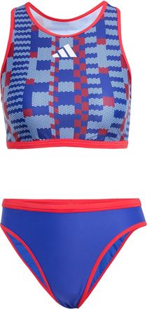 adidas Womens Tom Daley Bikini Semi Lucid Blue/Pure Ruby XL