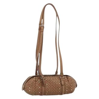 Bottega Veneta Sac bandouli&egrave;re Pre-owned - Femme - Pre-owned - Brun - Taille: ONE Size
