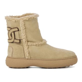 Tod's Wildleder Stiefeletten - - Shoes - Damen - Beige - 41 EU