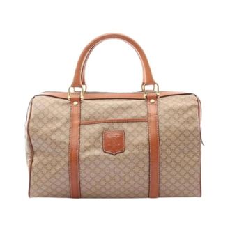 Celine Sac Boston Vintage Pre-owned - Femme - Pre-owned - Beige - Taille: ONE Size