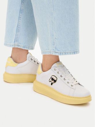 Karl Lagerfeld Sneakers Kapri KL62530N Wei&szlig;