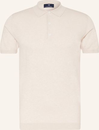 Strokesman's Strokesmans Strick-Poloshirt beige