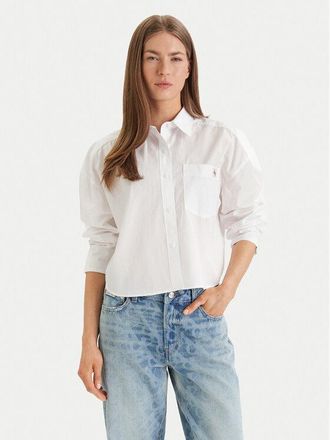 Calvin Klein Jeans Hemd LV047F148G Wei&szlig; Relaxed Fit