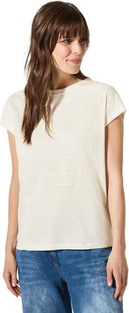 Cecil Damen B323177 T-Shirt, Vanilla White, XL