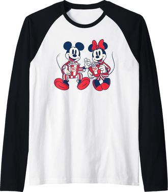 Disney Mickey & Minnie Pajamas and Popcorn Cozy PJs Night Raglan