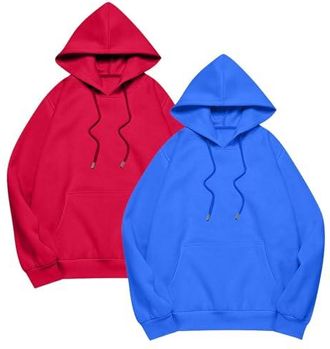 Generic Sweat-shirt avec poches 2 pièces pour femme - Pull chaud à manches longues pour femme - Vestes thermiques de sport pour lautomne - Veste de sport à ca