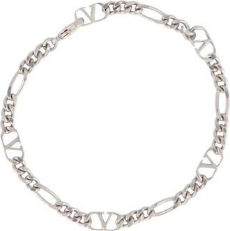 Valentino Garavani Homme, Accessoires, Gris, Taille: L VLogo Signature Bracelet