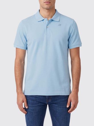 K-Way Polo Homme couleur Bleu Azur