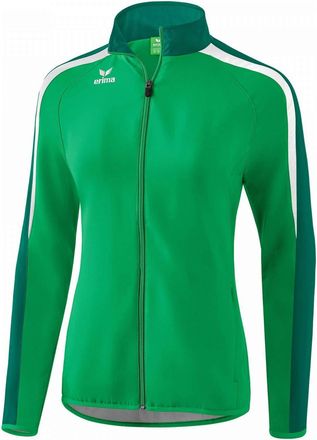 Erima Damen Präsentationsjacke Präsentationsjacke, smaragd/evergreen/weiß, 44, 1011833