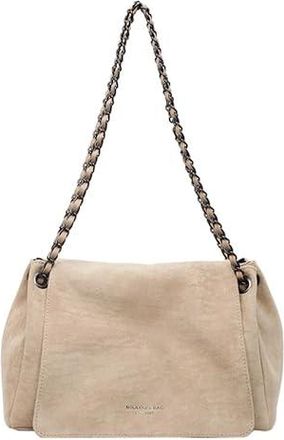 Generic Sacs &agrave; main en daim synth&eacute;tique avec poign&eacute;e sur le dessus pour femmes, sac &agrave; bandouli&egrave;re souple pour lautomne et lhiver, sacs &agrave; main fourre-tout &agrave; ba