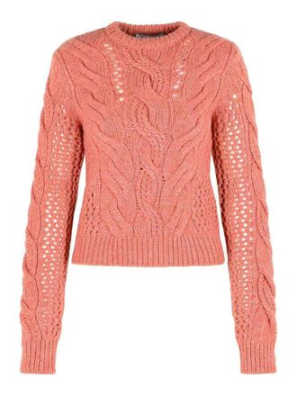 Sportmax Rundhalspullover - Nude