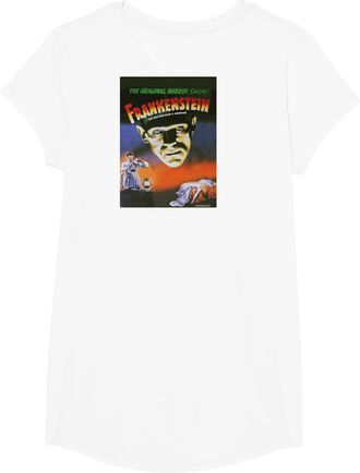 Universal Monsters Distressed Frankenstein Movie Poster T-Shirt