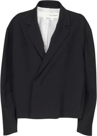 Isabel Benenato Isabel Benenato, Femme, Vestes, Noir, Taille: 44 FR Viscose Oversized Blazer