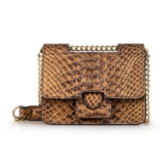 Kate Lee Damen Mini Tasche Tiny Ophelia Bronze Schultertasche