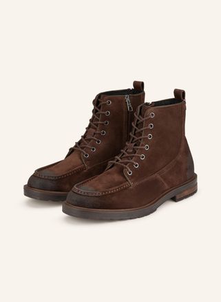 Tommy Hilfiger Schn&uuml;rboots braun