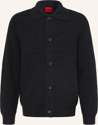 HUGO BOSS Hugo Strickjacke Sardeep schwarz