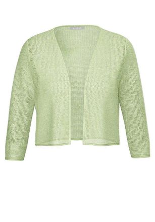 bianca Strickjacke HERDIS in moderner Strick-Optik und verk&uuml;rzter L&auml;nge