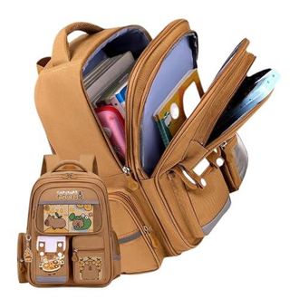 Generic Sac de livre pour ordinateur portable, amusant sac &agrave; dos avec poche de rangement, sac d&eacute;cole durable, belle papeterie pour filles, gar&ccedil;ons, adolescent