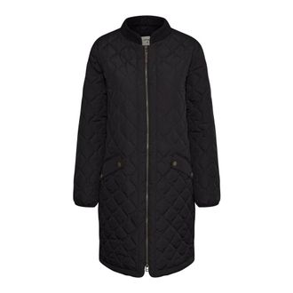 Cream Gepolsterte Jacke Pitch Black - - Coats - Damen - Schwarzk - 3XL
