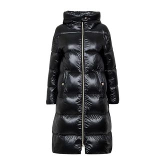 Herno Femme, Manteaux, Noir, Taille: 38 FR Parka en Nylon Ultralight