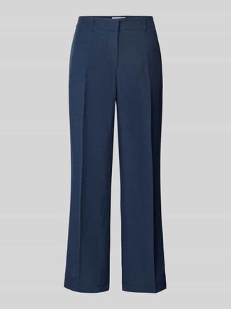 Raffaello Rossi Straight Leg Stoffhose aus Viskose-Leinen-Mix Modell OLESSA