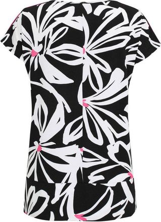 Doris Streich T-Shirt mit grafischem Bl&uuml;ten-Druck