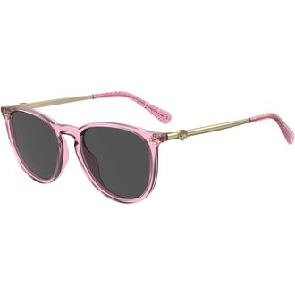 Chiara Ferragni CF 1005 / S Lunettes de soleil, Rose/Gris, 53 mm