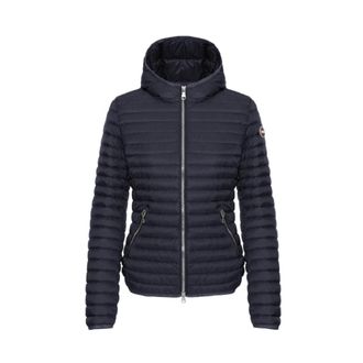 Colmar Slim Hooded Down Jacket - - Jackets - Damen - Blau - 2XS