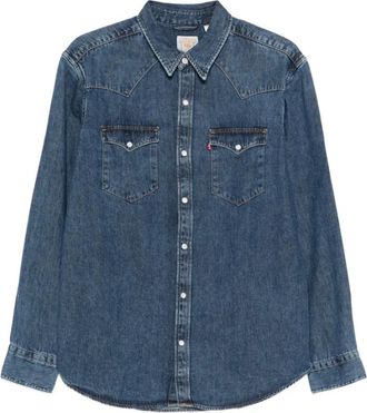 Levi's Homme, Chemises, Bleu, Taille: L Barstow Western Denim Shirt