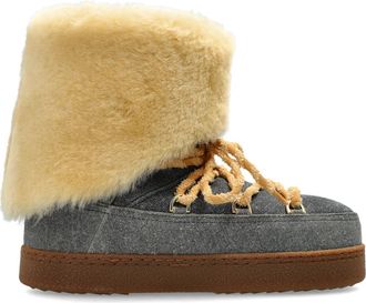 INUIKII Bottes de neige en jean effet vieilli - Femme - Chaussures - Bleu - Taille: 39 EU