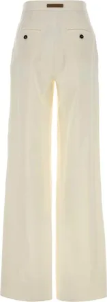 Max Mara Dentice Trousers - White