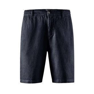 Bomboogie Linen Jogger Bermuda - - Shorts - Herren - Blau - XL