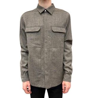 Rick Owens Hemdjacke - - Jackets - Herren - Grau - L