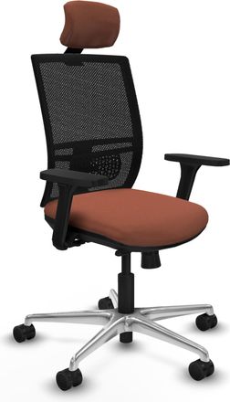 Piqueras y Crespo Liegestuhl aus Pc mit 3D-Armen, h&ouml;henverstellbarer Lendenwirbelst&uuml;tze und h&ouml;henverstellbarem Kopfteil, ausgestattet mit Syncro/Traslack und Schneidesc