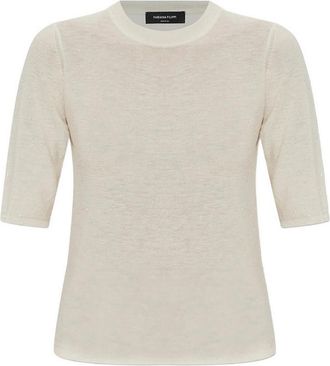 Fabiana Filippi Rundhalspullover - Beige