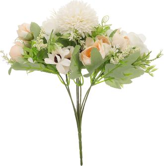 Garneck Kunstblumenstrau&szlig; F&uuml;r Zuhause Hochzeitsdekoration Blumenarrangement Kunstblumen Plastikblumen DIY-blumendekoration Dekorative K&uuml;nstliche Blumen Imitat