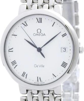 Omega Pre-owned De Ville 7520.23 Montre-bracelet - Homme - Pre-owned - Blanc - Taille: ONE Size