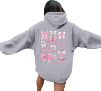 Generic Sweat &agrave; capuche automne-hiver 2025 pour femmes, sweatshirts &agrave; capuche pour femmes, sweats &agrave; capuche preppy v&ecirc;tements &agrave; manches longues, hauts extra la