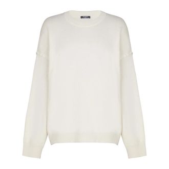 Balmain Eco-Cashmere Sweatshirt - - Knitwear - Herren - Wei&szlig; - XS