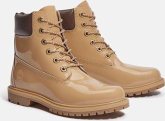 Timberland Wasserdichter Timberland Premium 6-Inch Boot f&uuml;r Damen in Hellbraun, Damen, Braun, Gr&ouml;&szlig;e