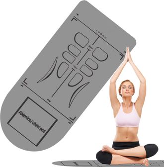 Generic Bauchrad-Matte - rutschfeste, wiederverwendbare dicke und saugf&auml;hige Unterlage - Schutzmatte f&uuml;r Gelenke und Sportger&auml;te - f&uuml;r Skipping Pilates Fitnes