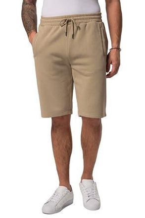 JP1880 Hommes Grandes Tailles L-8XL Jusquau 8XL - Bermuda/Pantalon de Jogging Court. Molleton. Taille &eacute;lastique, 2 Poches Moka L 702636323-L